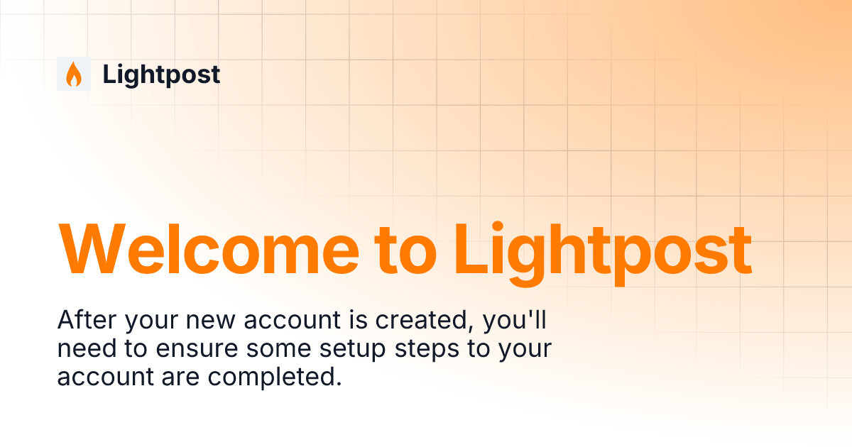 Welcome to Lightpost | Lightpost